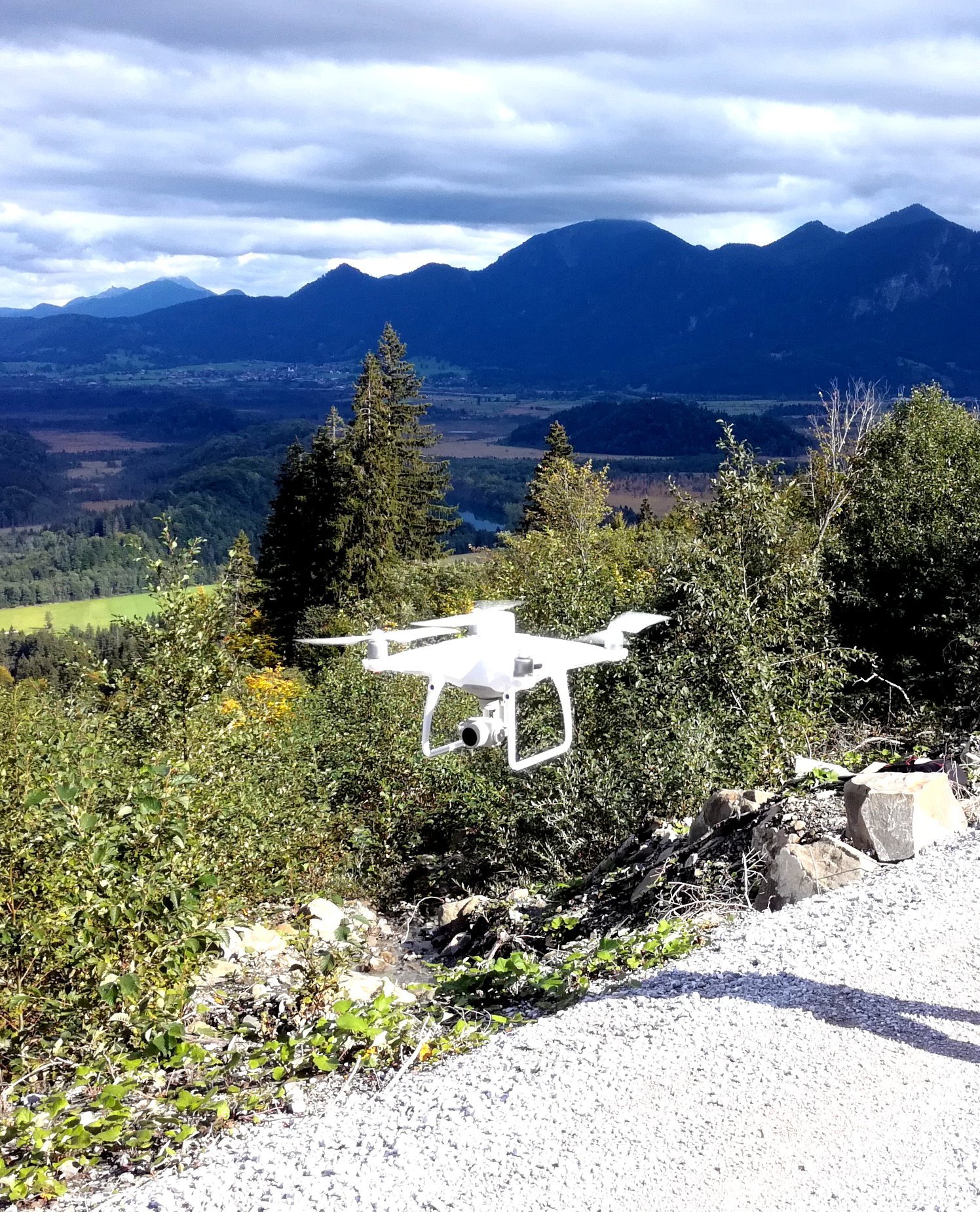 Drohnen für den Schutzwald
