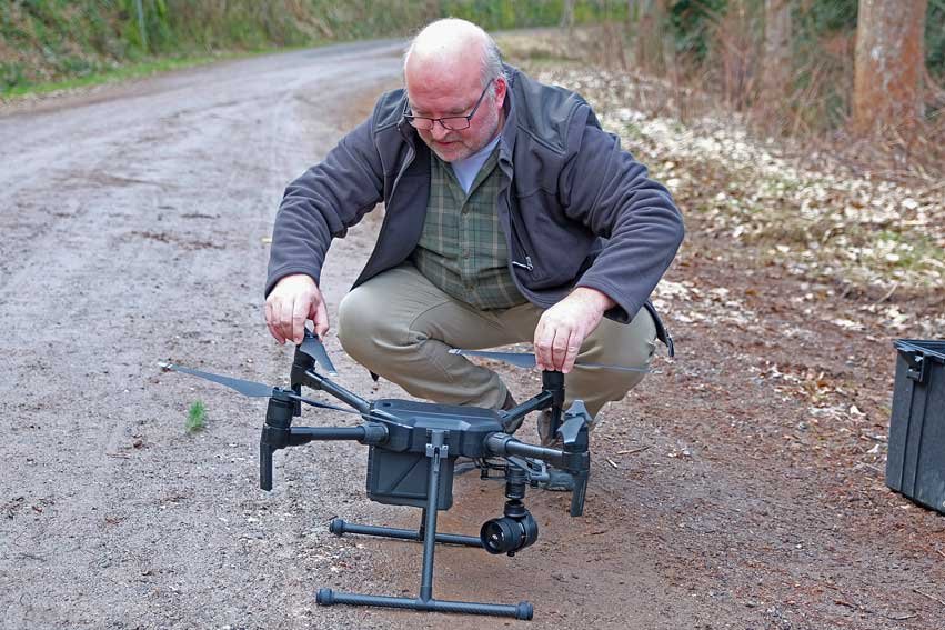 Surveying forest stands and single trees using drones - waldwissen.net