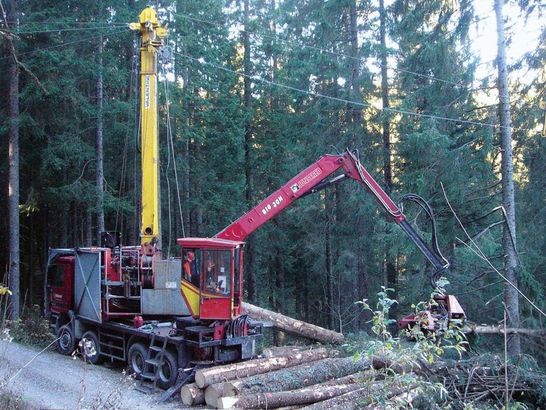 Mechanised Timber Harvesting on Steep Slopes - waldwissen.net