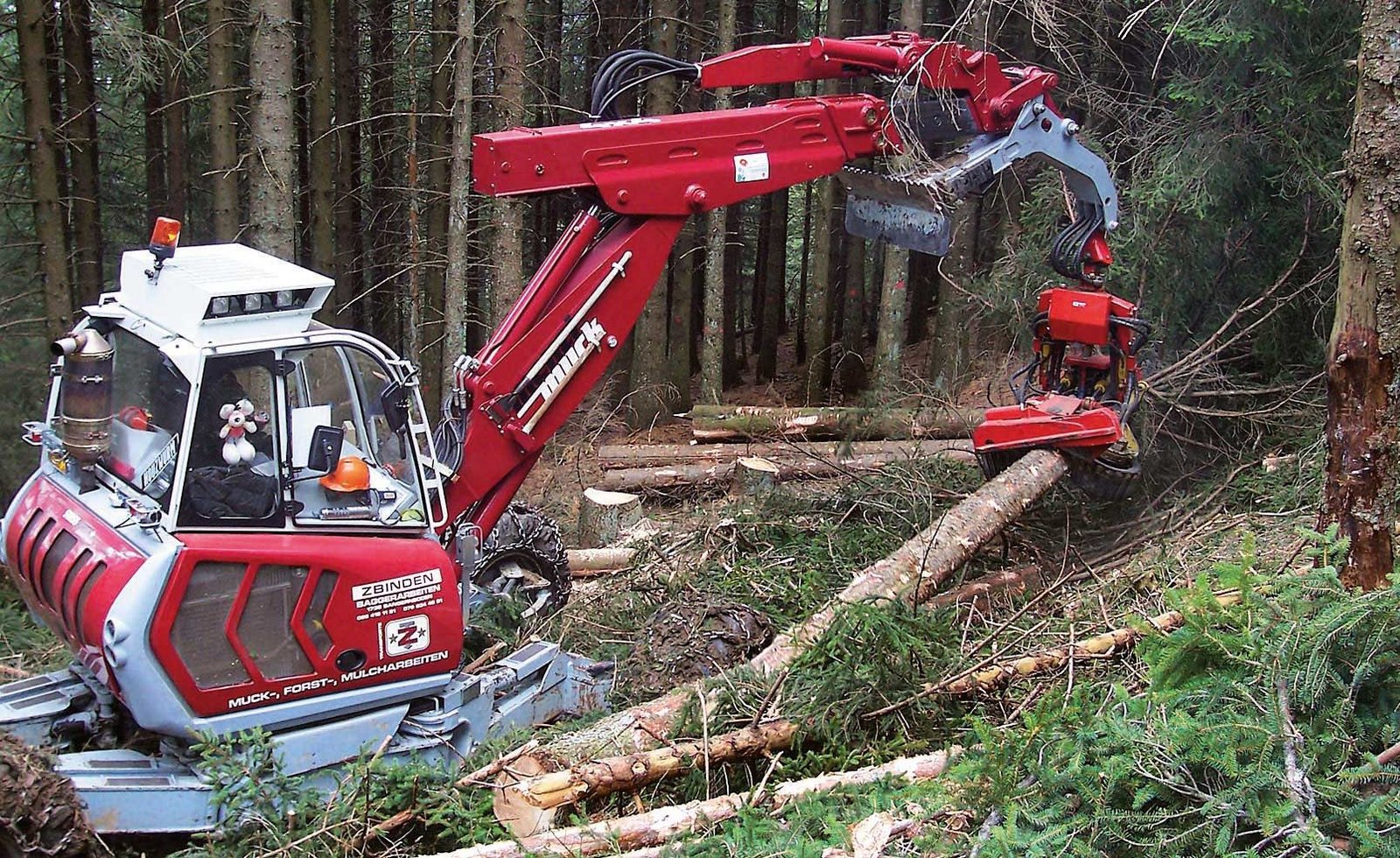 Mechanisierte Holzernte in Hanglagen - waldwissen.net